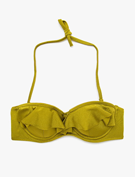 Koton Kadın Fırfır Detaylı Bikini Üstü Koton Kadın Fırfır Detaylı Bikini Üstü
