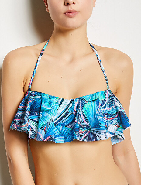 Koton Kadın Desenli Bikini Üstü