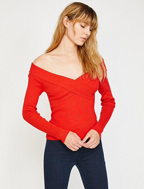 Koton Kadın Omzu Açık Sweatshirt Koton Kadın Omzu Açık Sweatshirt