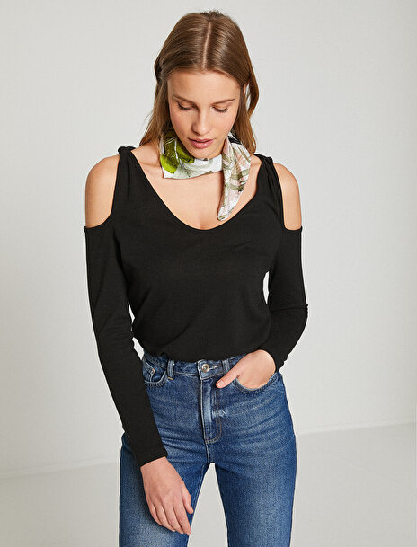 Koton Kadın Omzu Açık Kazak