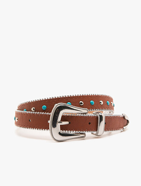 Koton Kadın Deri Görünümlü Kemer