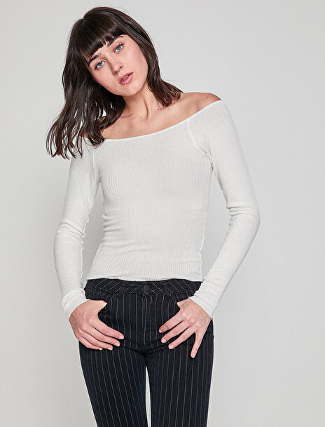 Koton Kadın Omzu Açık Kazak