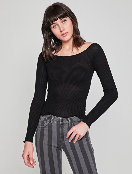 Koton Kadın Omzu Açık Kazak