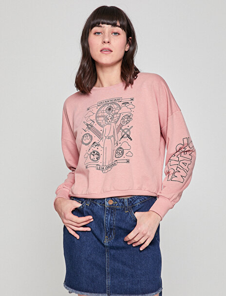 Koton Kadın Star Wars Lisanslı Baskılı Sweatshirt