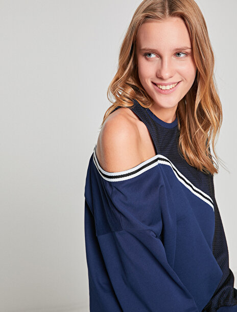 Koton Kadın Omzu Açık Sweatshirt Koton Kadın Omzu Açık Sweatshirt