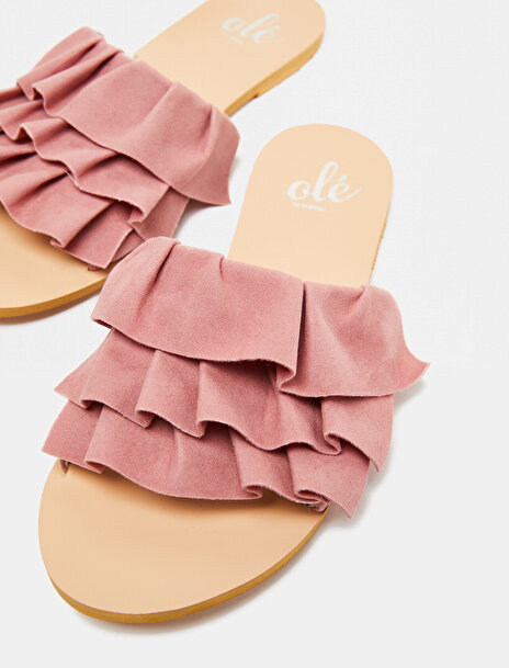 Koton Kadın Süet Görünümlü Terlik