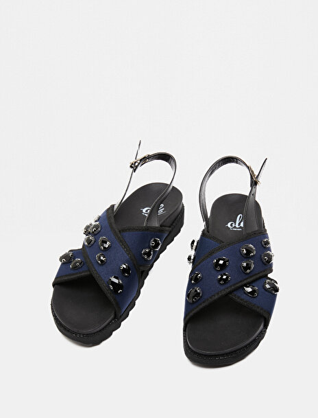 Koton Kadın Taş Detaylı Sandalet