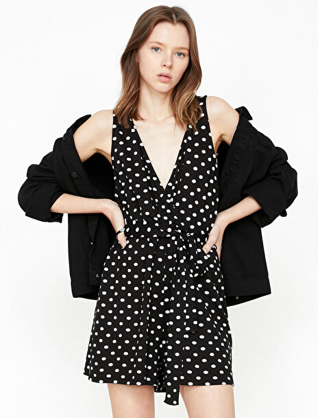 Koton Kadın Puantiyeli Tulum