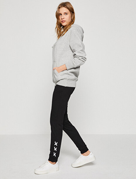 Koton Kadın Kuş Gözü Detaylı Eşofman Altı