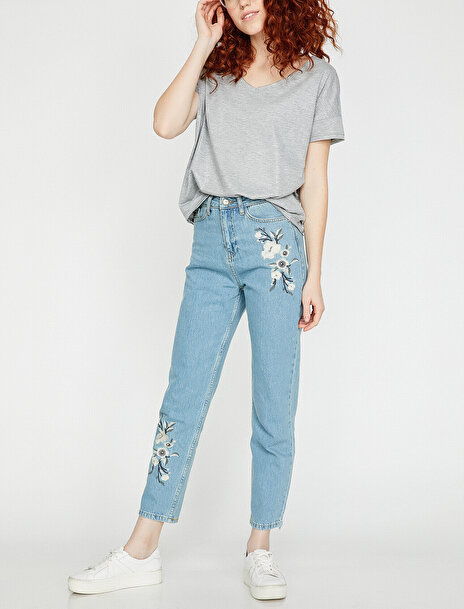 Koton Kadın Boyfriend Jean Pantolon