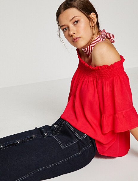 Koton Kadın Omzu Açık Bluz