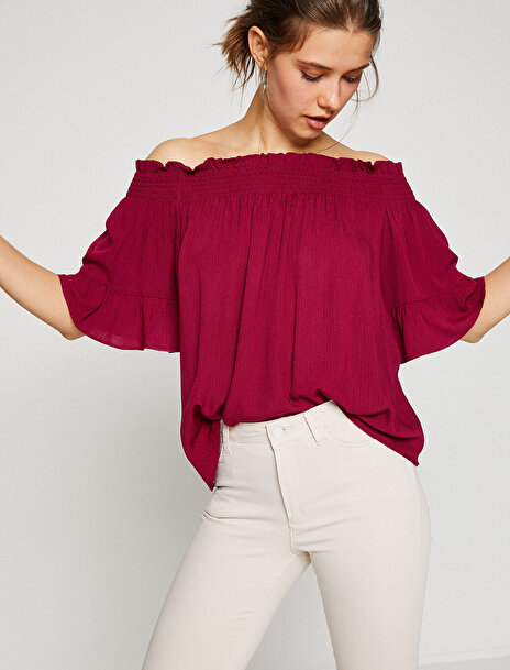 Koton Kadın Omzu Açık Bluz