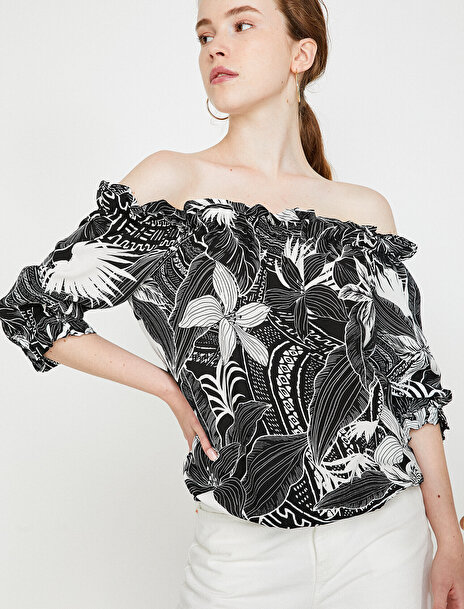 Koton Kadın Omzu Açık Bluz