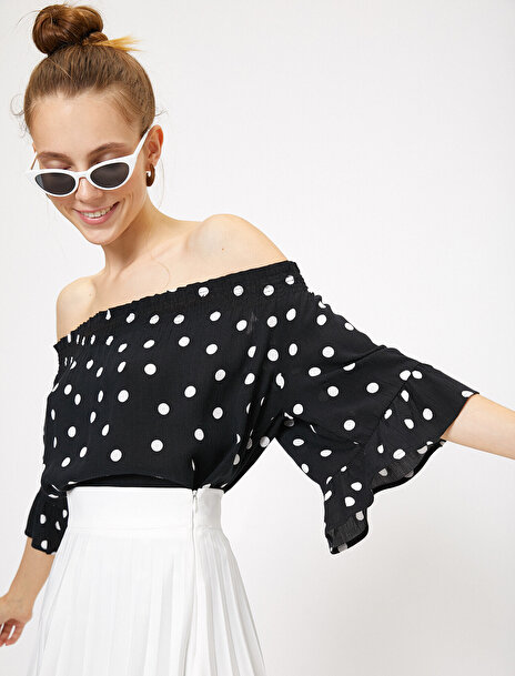 Koton Kadın Omzu Açık Bluz