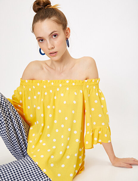 Koton Kadın Puantiyeli Bluz