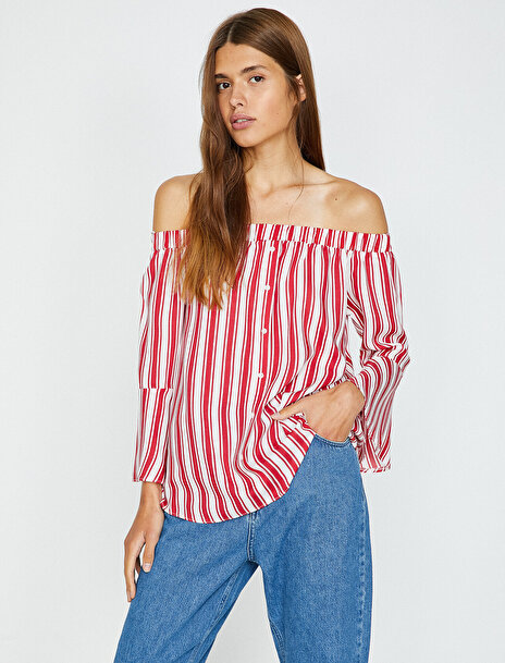 Koton Kadın Omzu Açık Bluz