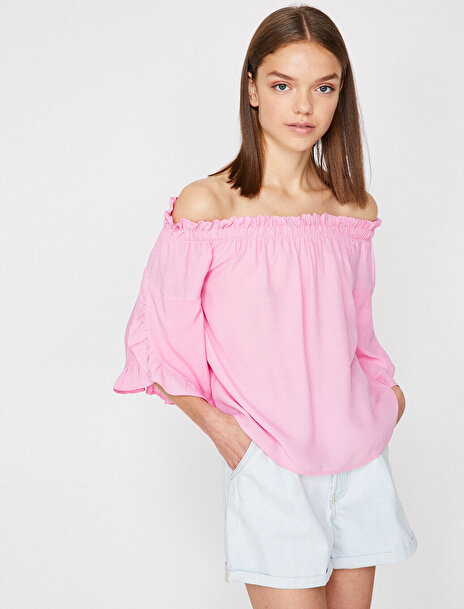 Koton Kadın Omzu Açık Bluz