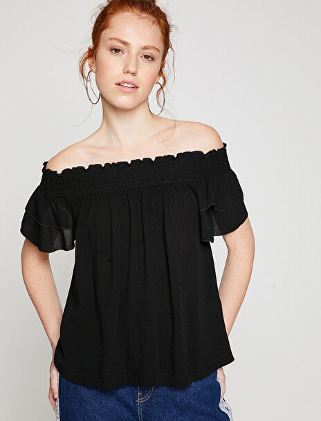 Koton Kadın Omuzu Açık Bluz