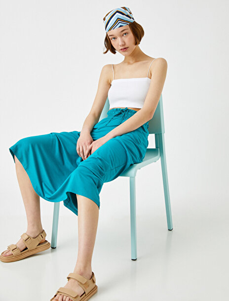 Koton Kadın Belden Bağlamalı Etek