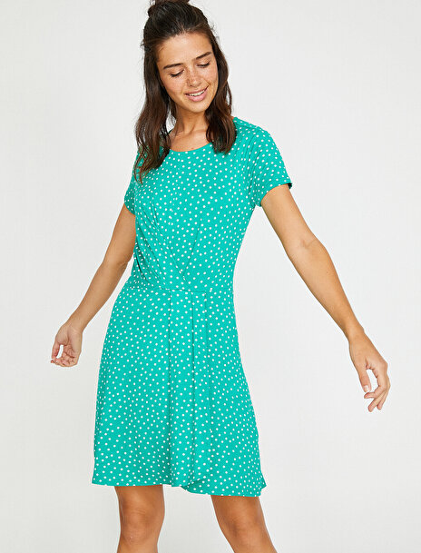 Koton Kadın Renk Bloklu Elbise