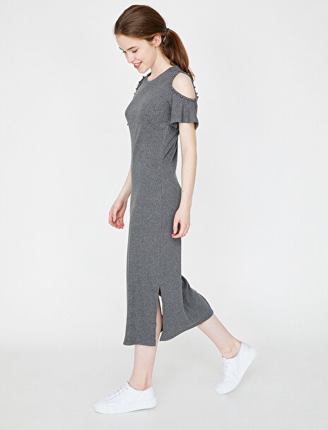 Koton Kadın İnci Detaylı Elbise Koton Kadın İnci Detaylı Elbise