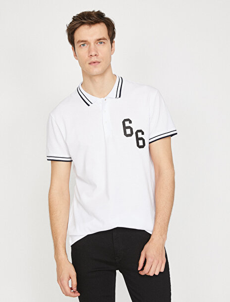 Koton Erkek Aplikeli T-Shirt Koton Erkek Aplikeli T-Shirt