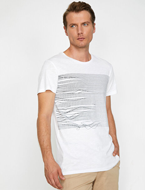 Koton Erkek Yazılı Baskılı T-Shirt