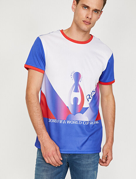 Koton Erkek World Cup 2018 Baskılı T-Shirt Koton Erkek World Cup 2018 Baskılı T-Shirt