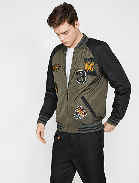 Koton Erkek Aplikeli Mont