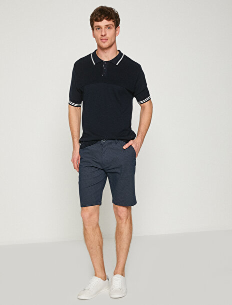 Koton Erkek Cep Detaylı Chino Şort Koton Erkek Cep Detaylı Chino Şort