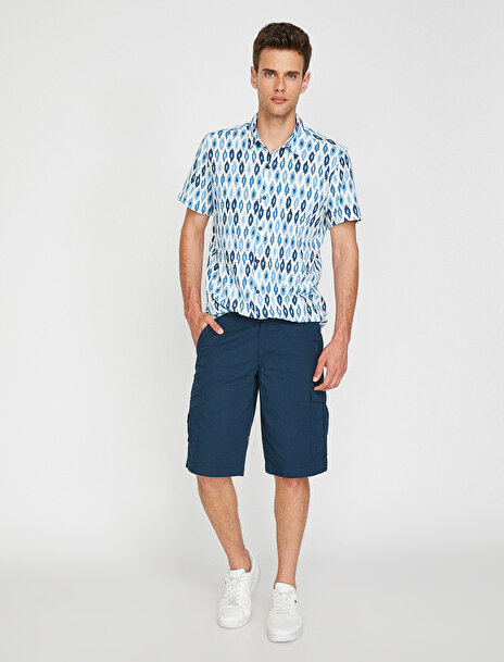 Koton Erkek Cep Detaylı Chino Şort Koton Erkek Cep Detaylı Chino Şort