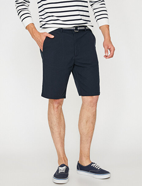 Koton Erkek Kemer Detaylı Şort