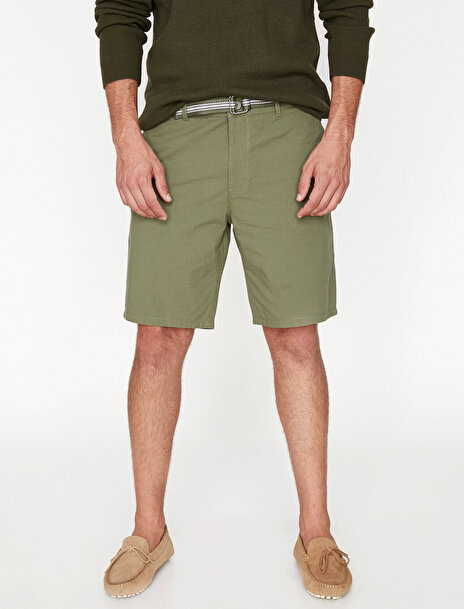 Koton Erkek Kemer Detaylı Şort