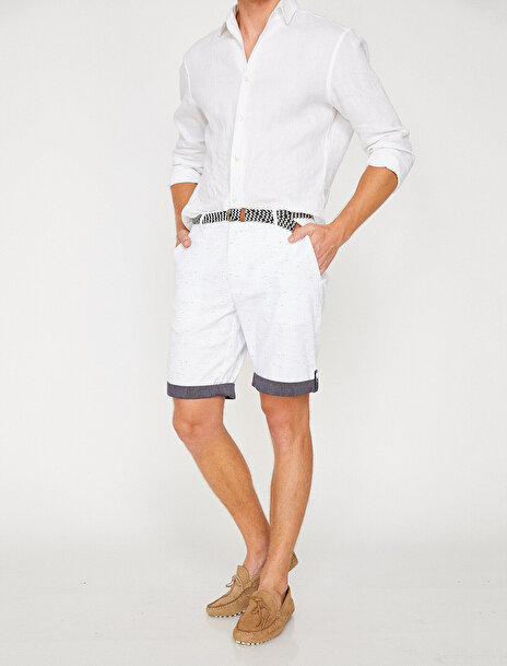 Koton Erkek Kemer Detaylı Şort