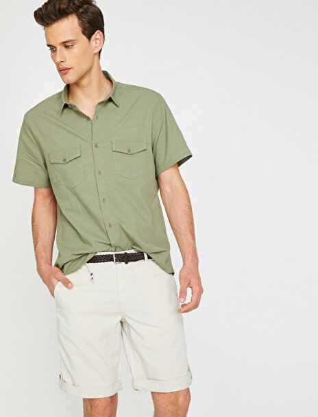 Koton Erkek Kemer Detaylı Şort