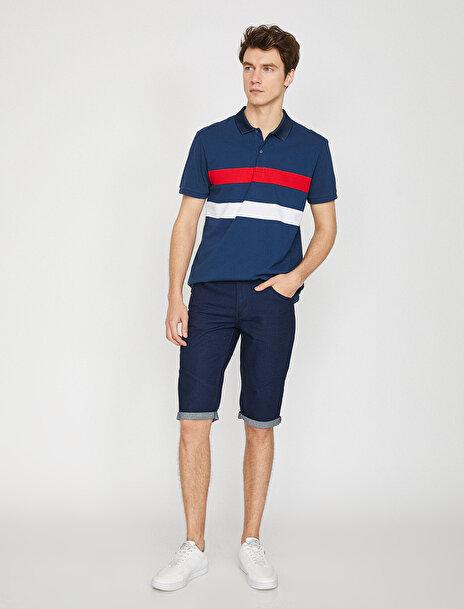 Koton Erkek Normal Bel Jean Short