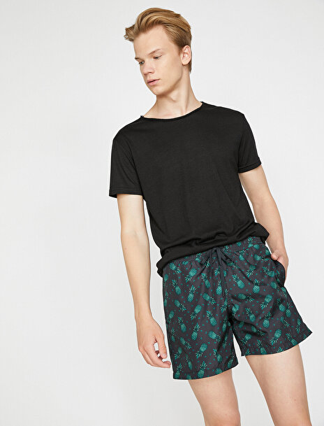 Koton Erkek Desenli Mayo