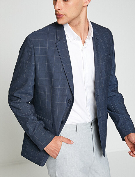 Koton Erkek Cep Detaylı Blazer Ceket