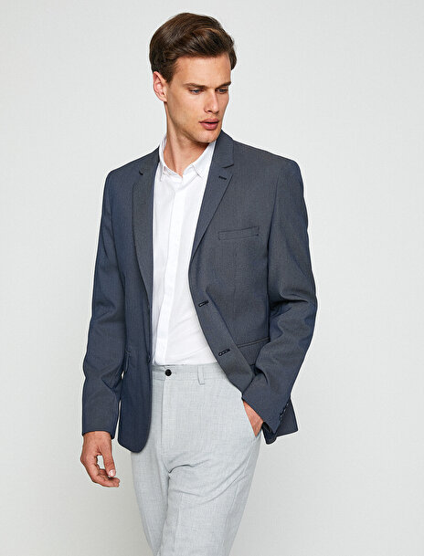 Koton Erkek Cep Detaylı Blazer Ceket