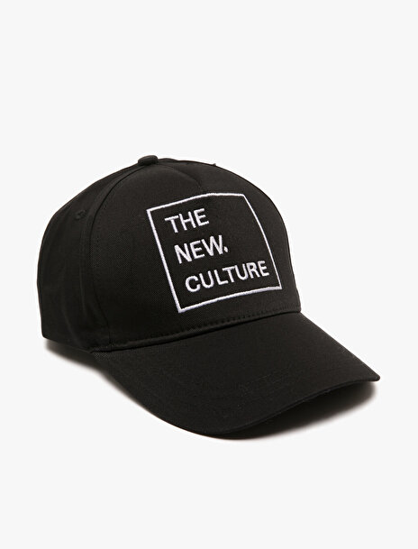 Koton Erkek Yazılı İşlemeli Şapka