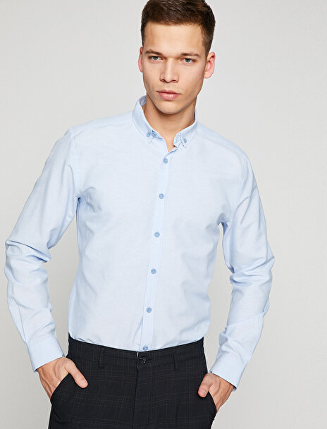 Koton Erkek Normal Kesim Gömlek Koton Erkek Normal Kesim Gömlek