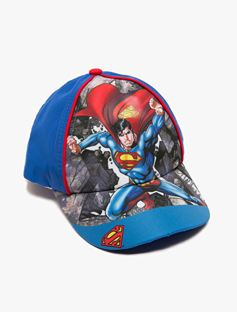 Koton Erkek Çocuk Süpermen Baskılı Şapka