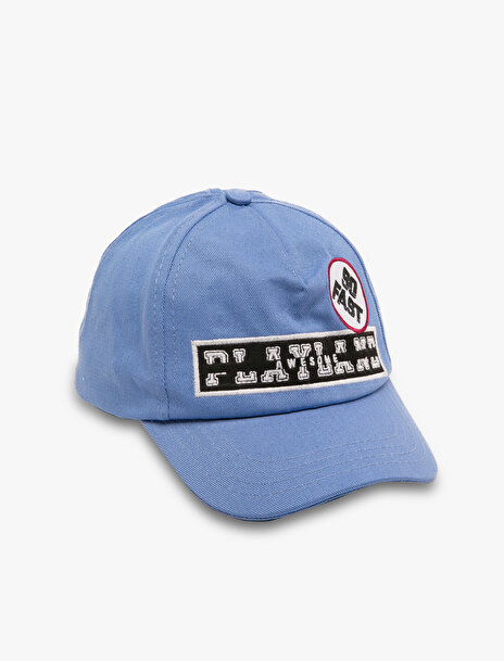 Koton Erkek Çocuk Yazılı İşlemeli Şapka