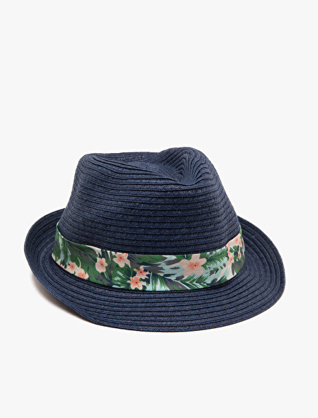 Koton Erkek Çocuk Çiçek Detaylı Şapka