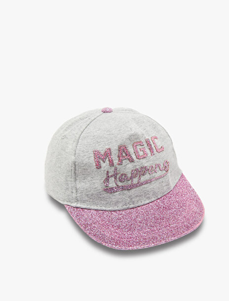 Koton Kız Çocuk İşlemeli Şapka