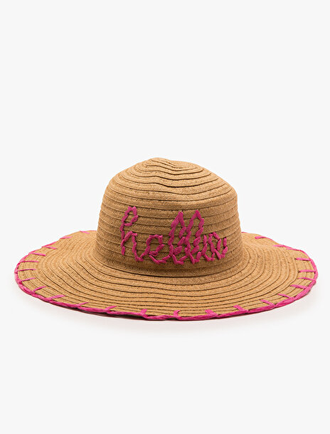 Koton Kız Çocuk İşlemeli Şapka