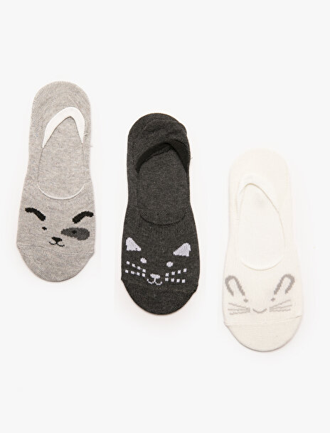 Koton Kız Çocuk 3'lü Kız Çocuk Çorap