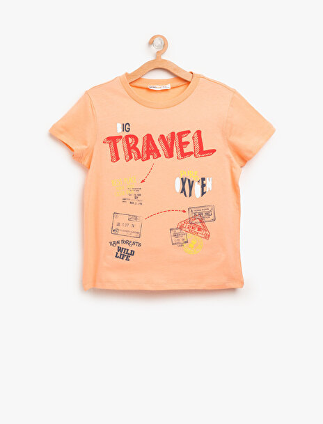 Koton Erkek Çocuk Yazılı Baskılı T-Shirt