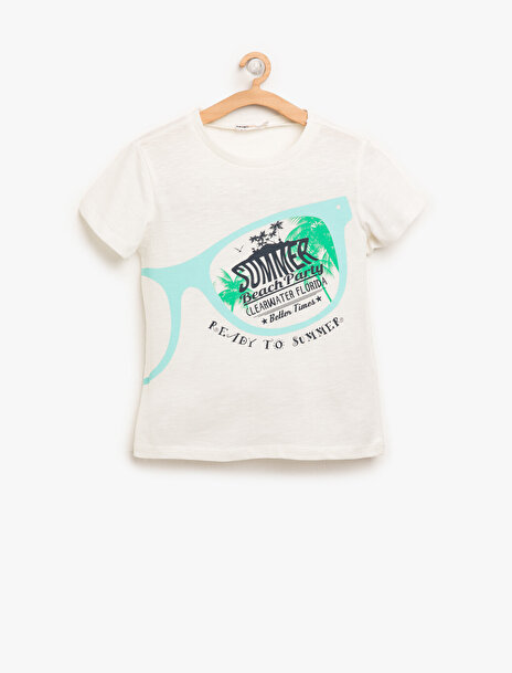 Koton Erkek Çocuk Yazılı Baskılı T-Shirt