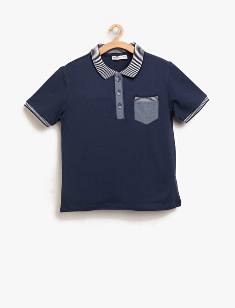 Koton Erkek Çocuk Cep Detaylı T-Shirt